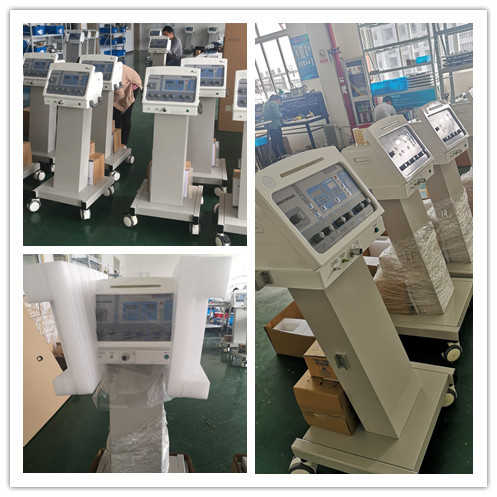 Máquina de respiração do hospital FiO2 pediatra da máquina 40%-100% do ...